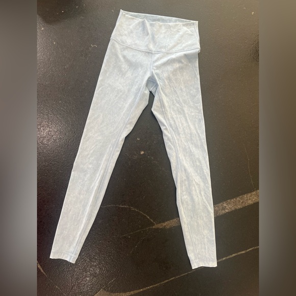 lululemon athletica | Pants & Jumpsuits | Light Blue Cloud Like Pattern ...